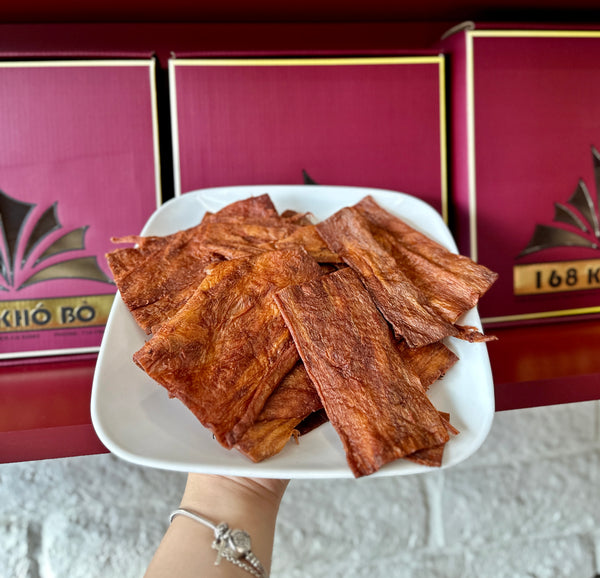 Khô bò chay BBQ – 168 Kho Bo
